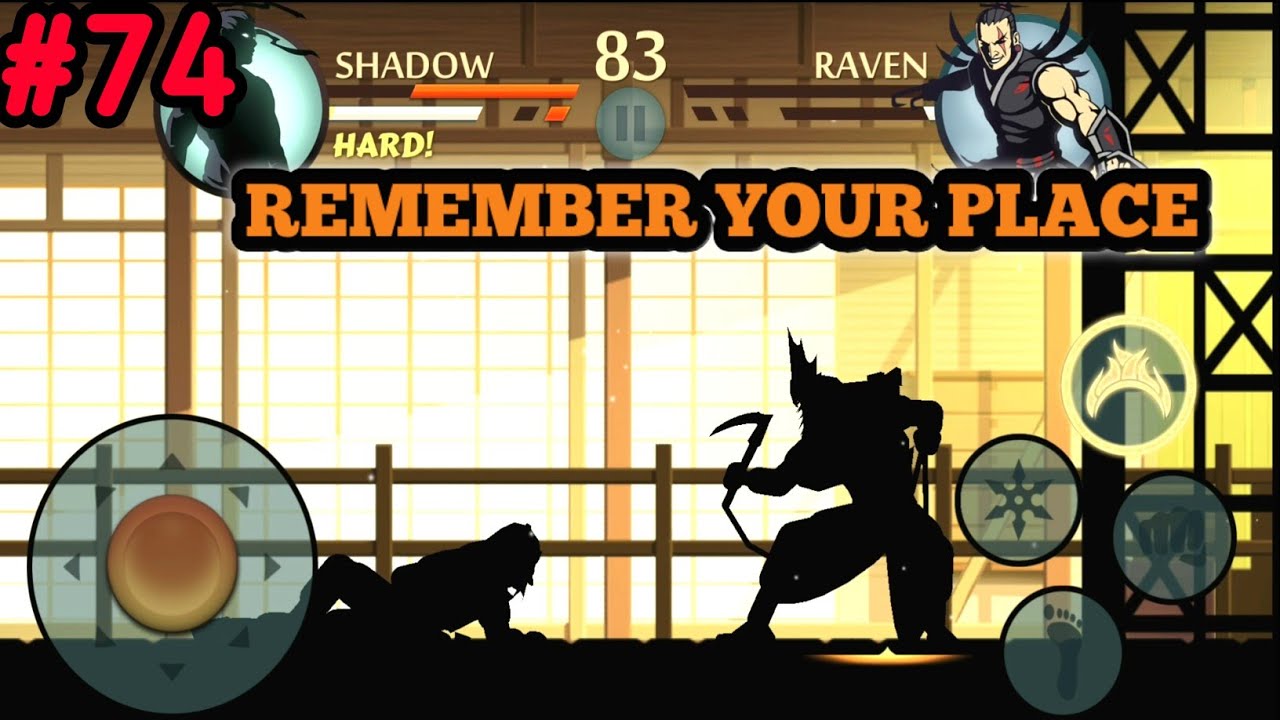 REMEMBER YOUR PLACE | SHADOW FIGHT 2 GAMEPLAY PART 74 | PHOENIX F-6 ...
