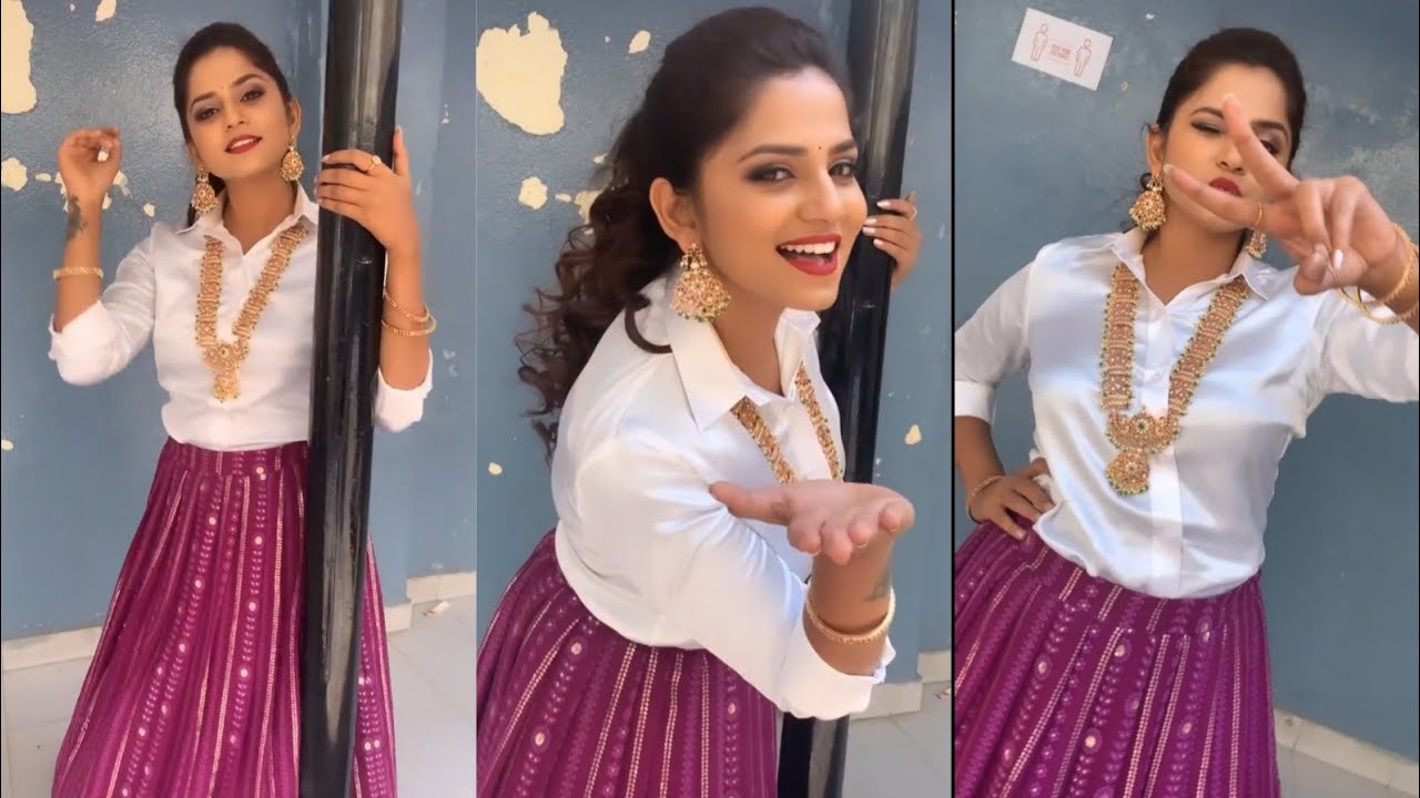 Guppedantha manasu serial fame Vasudhara cute video - YouTube