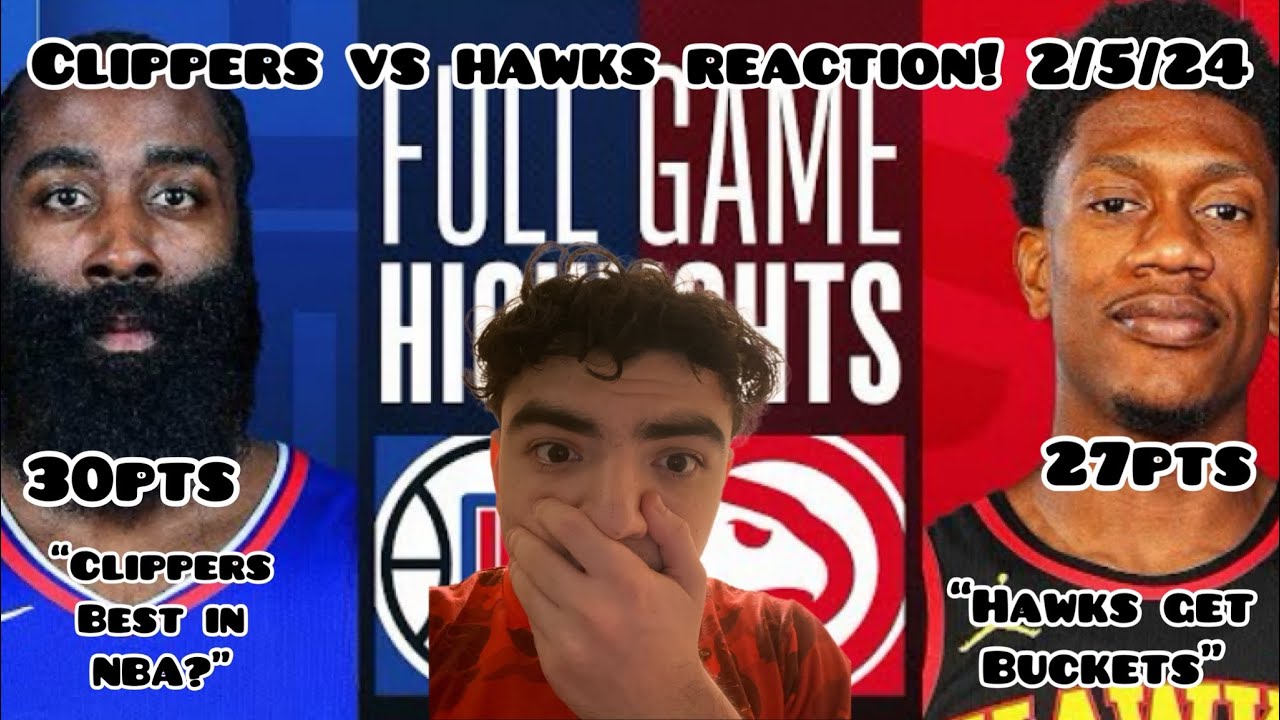 HARDEN 4PT PLAY DAGGER! CLIPPERS at HAWKS | FULL GAME HIGHLIGHTS ...