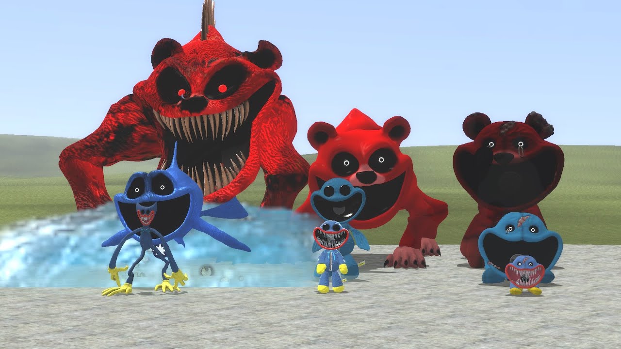 NEW EVOLUTION OF BOBBY BEARHUG FISH HUGGY SMILING CRITTERS POPPY ...