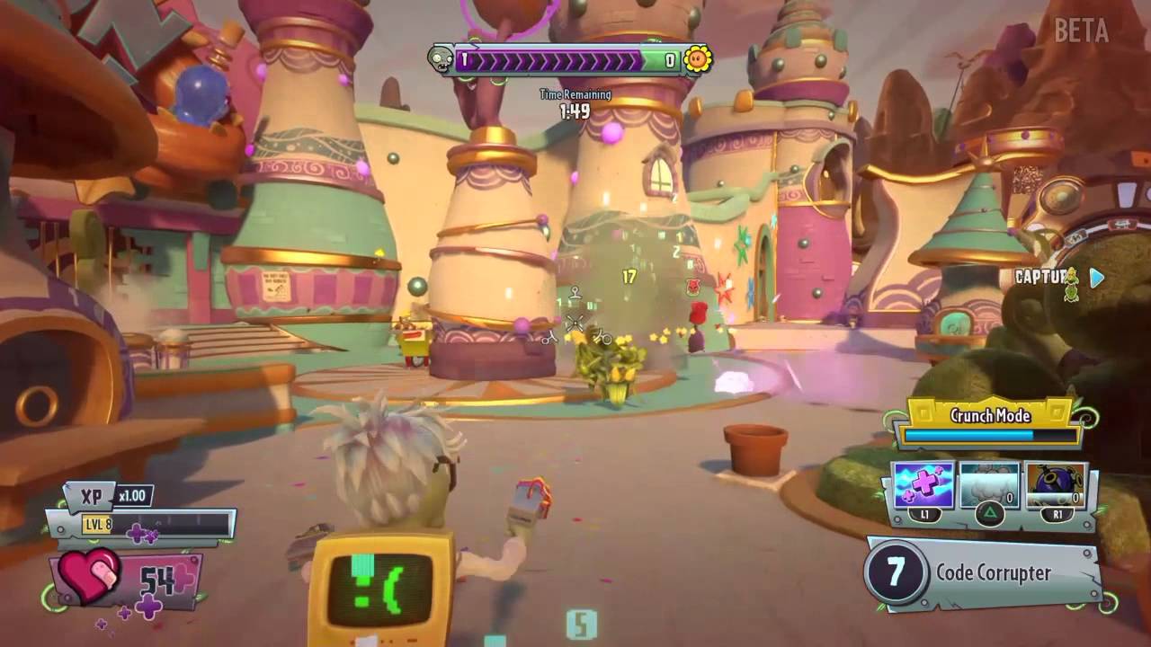 Plants vs Zombie:Garden Warfare 2 (BETA) Computer Scientist Gameplay 17 ...