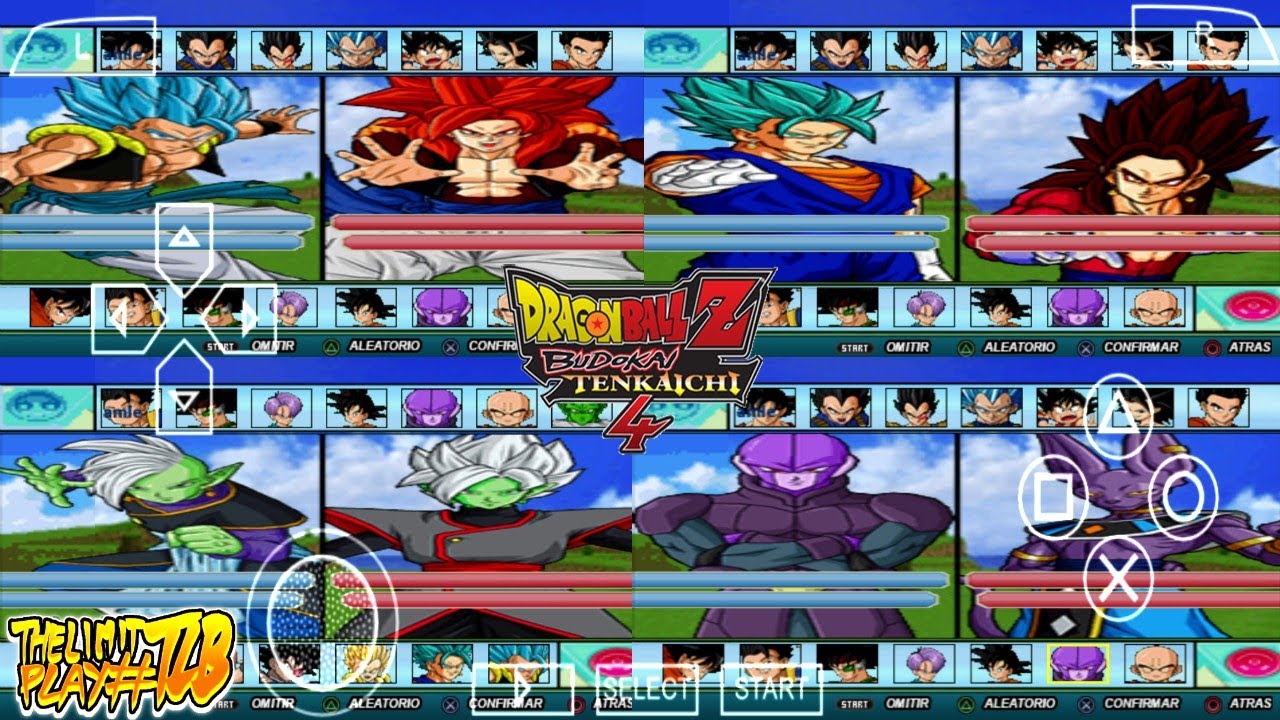 🤩INCRÍVEL!! COMPLETO DBZ BT4 DE PSP - ISO DBZ Tenkaichi Tag Team (2023 ...