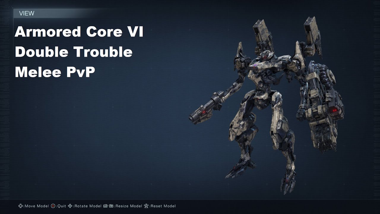Armored Core VI Double Trouble Chainsaw Melee PvP - YouTube