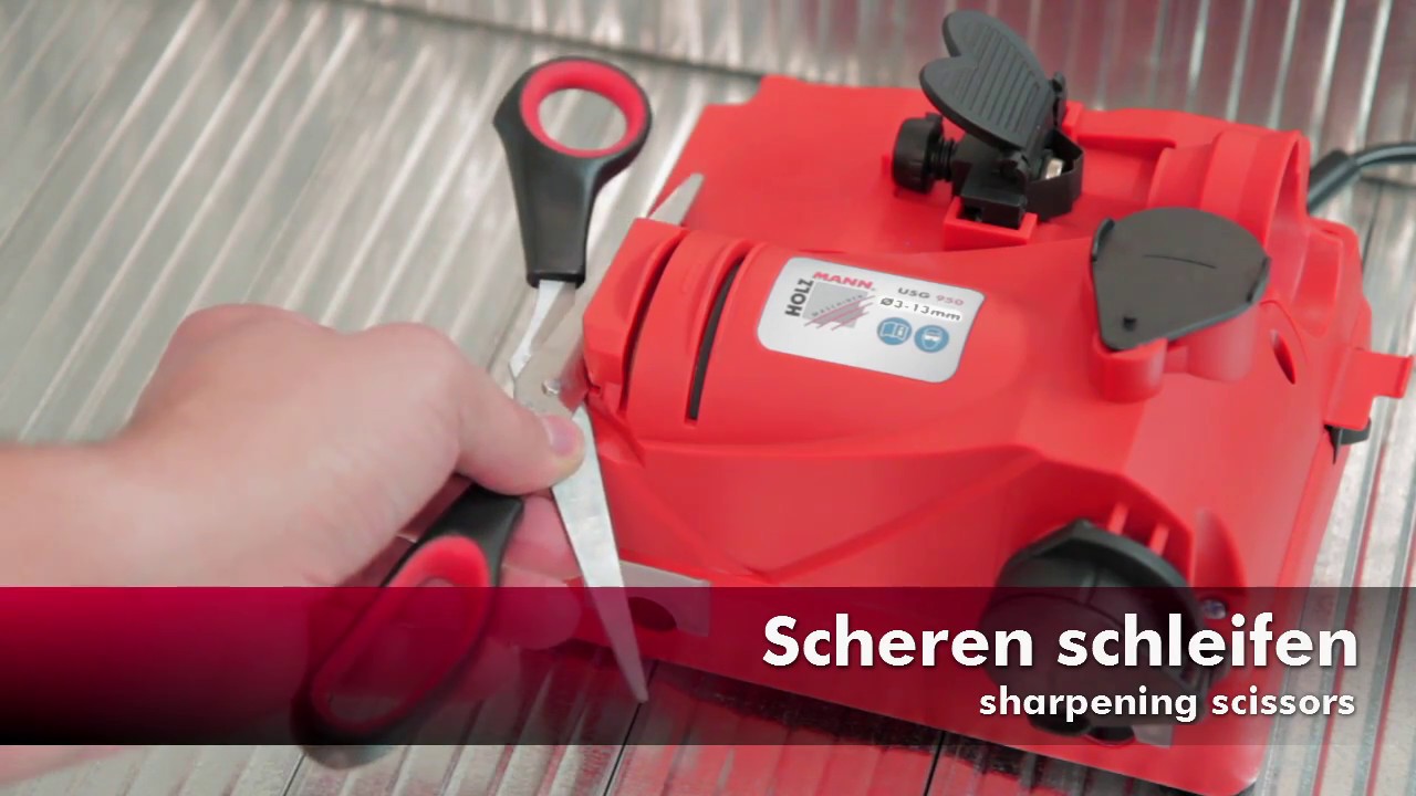 Afiador de facas e fresas Holzmann USG950 - YouTube