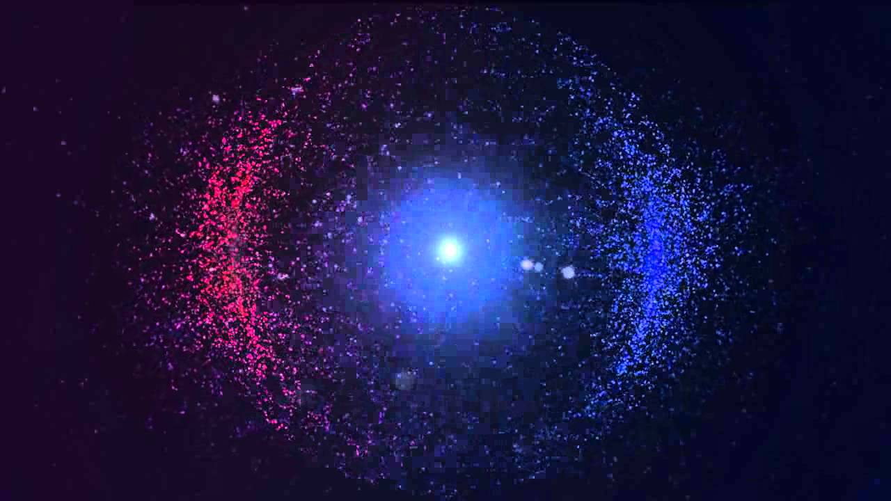 particle circle color - YouTube