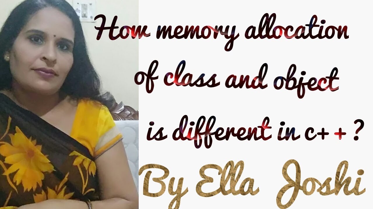 Memory Allocation of class & object in c++|c++ classes for class 12 ...