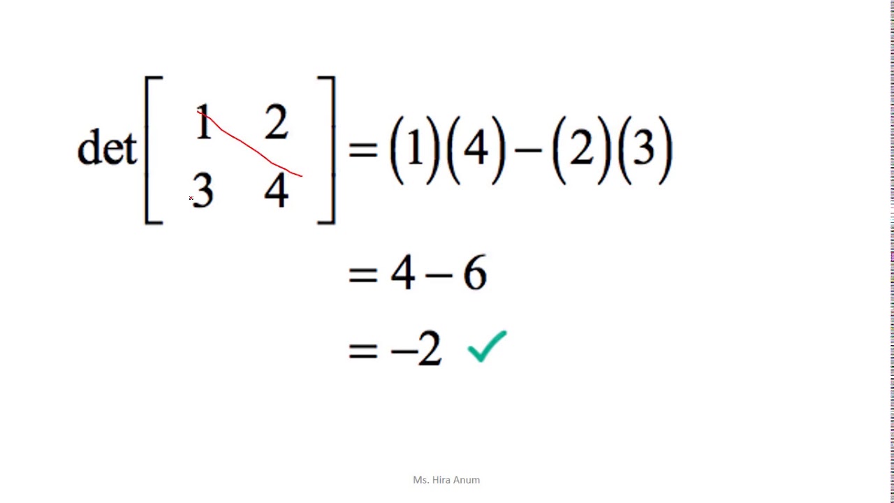 Lec 9(Properties of matrix Determinant(review) Properties of ...