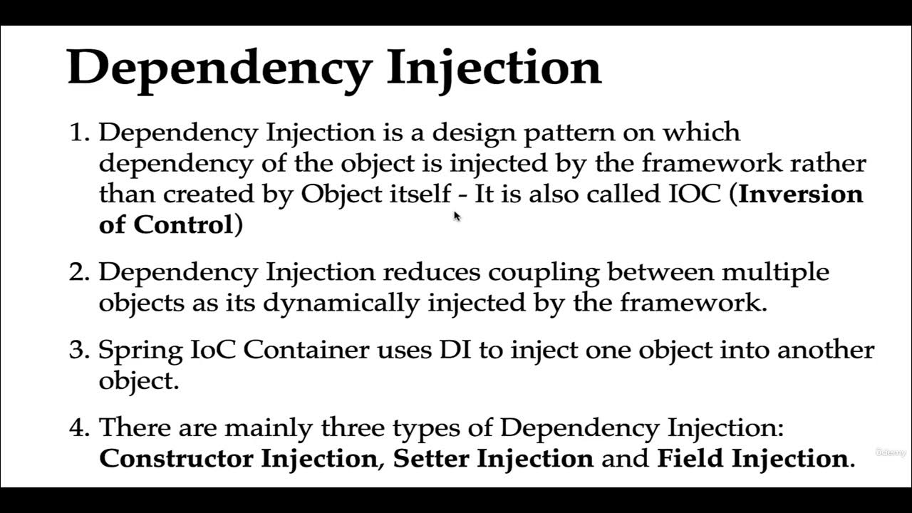 SS5 001 What is Dependency Injection - YouTube