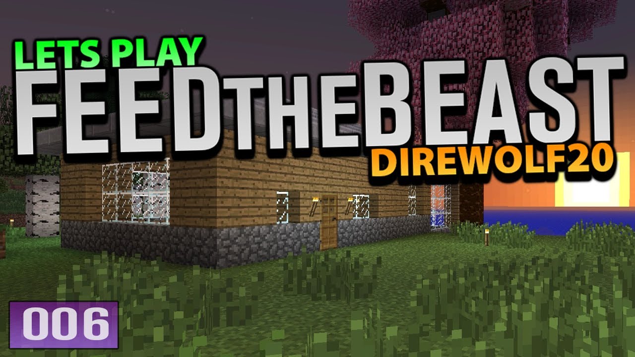 Lets Play - Feed The Beast - House Improvements! #6 - YouTube