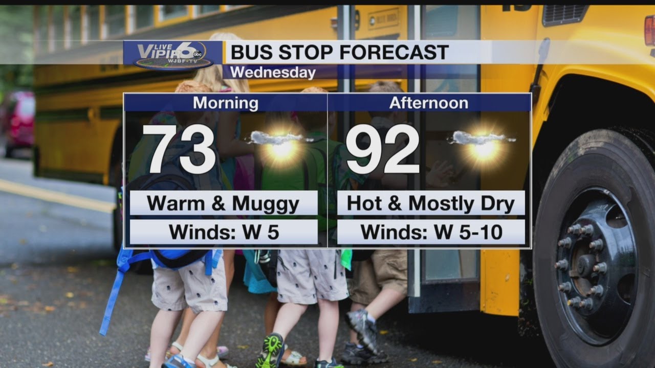 Bus Stop Forecast Wednesday, August 22, 2018 - YouTube