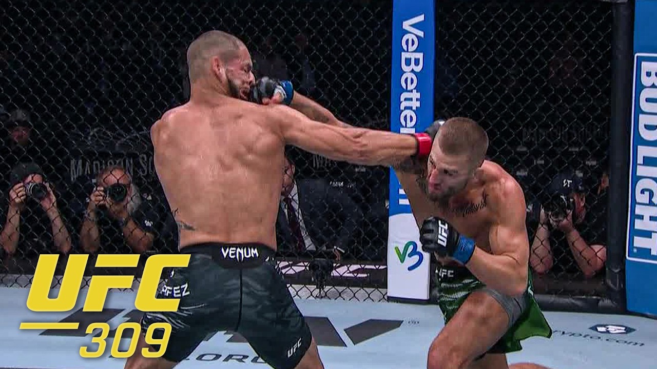 Oban Elliott knocks out Bassil Hafez on UFC 309 prelims | ESPN MMA ...