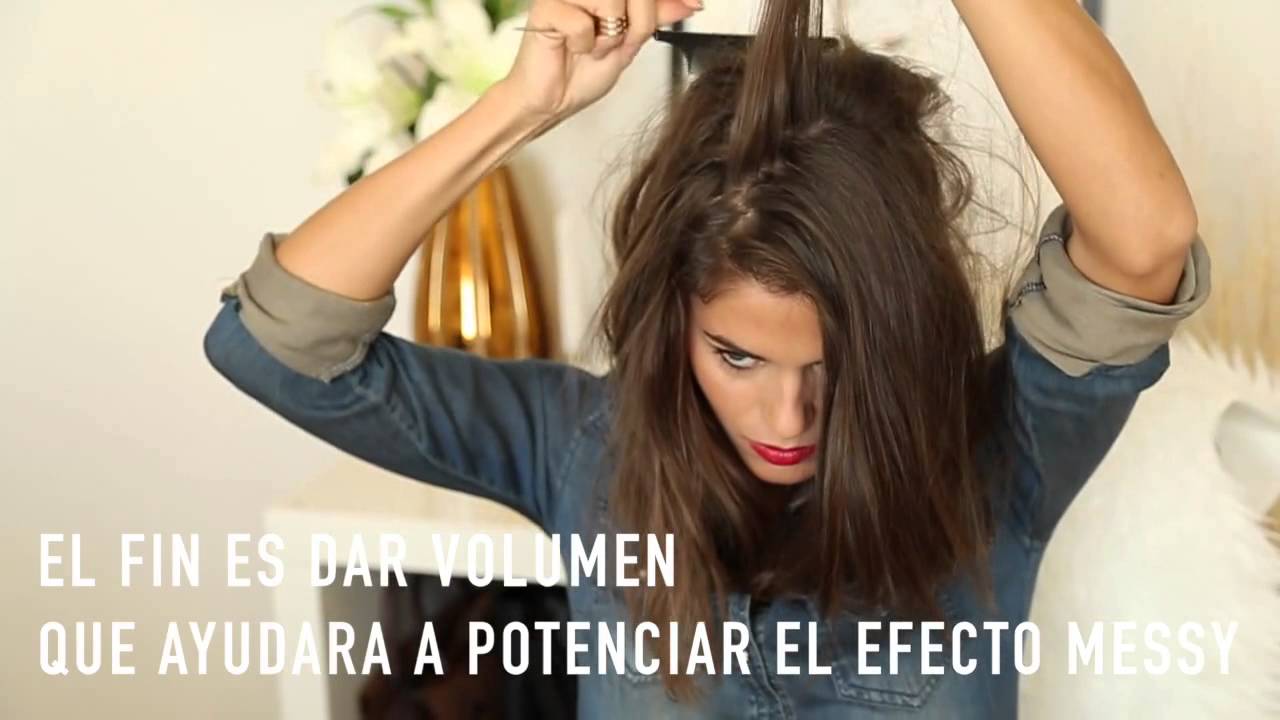 hair tutorial - messy ponytail - seams for a desire - YouTube