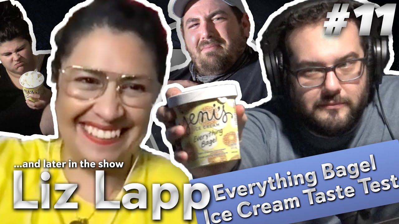 Everything Bagel Ice Cream Taste Test & Liz Lapp (The Hoops Talk) | The ...