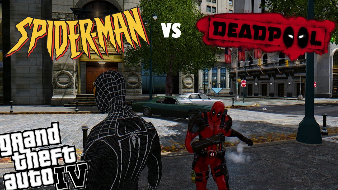 GTA 4 Spiderman Mod vs Deadpool Mod - Can Spiderman Defeat Deadpool ...