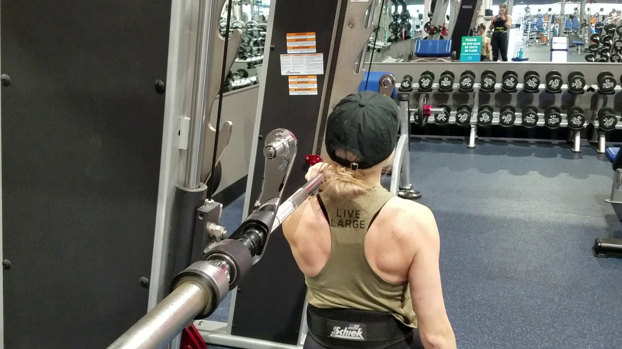 Exercise of the Day: Neutral Grip Shoulder Press on the Smith Machine ...