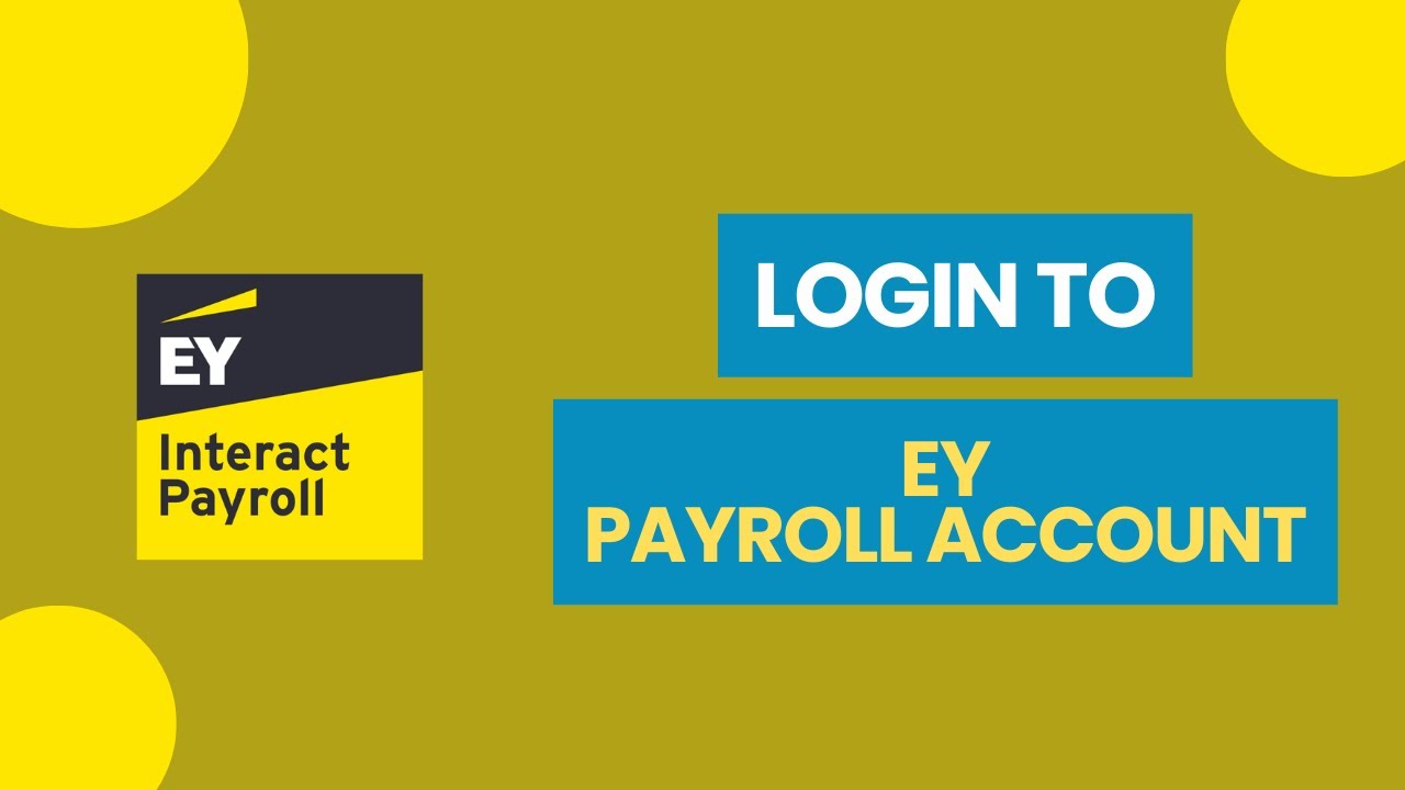 How to Login to EY Payroll 2024? - YouTube