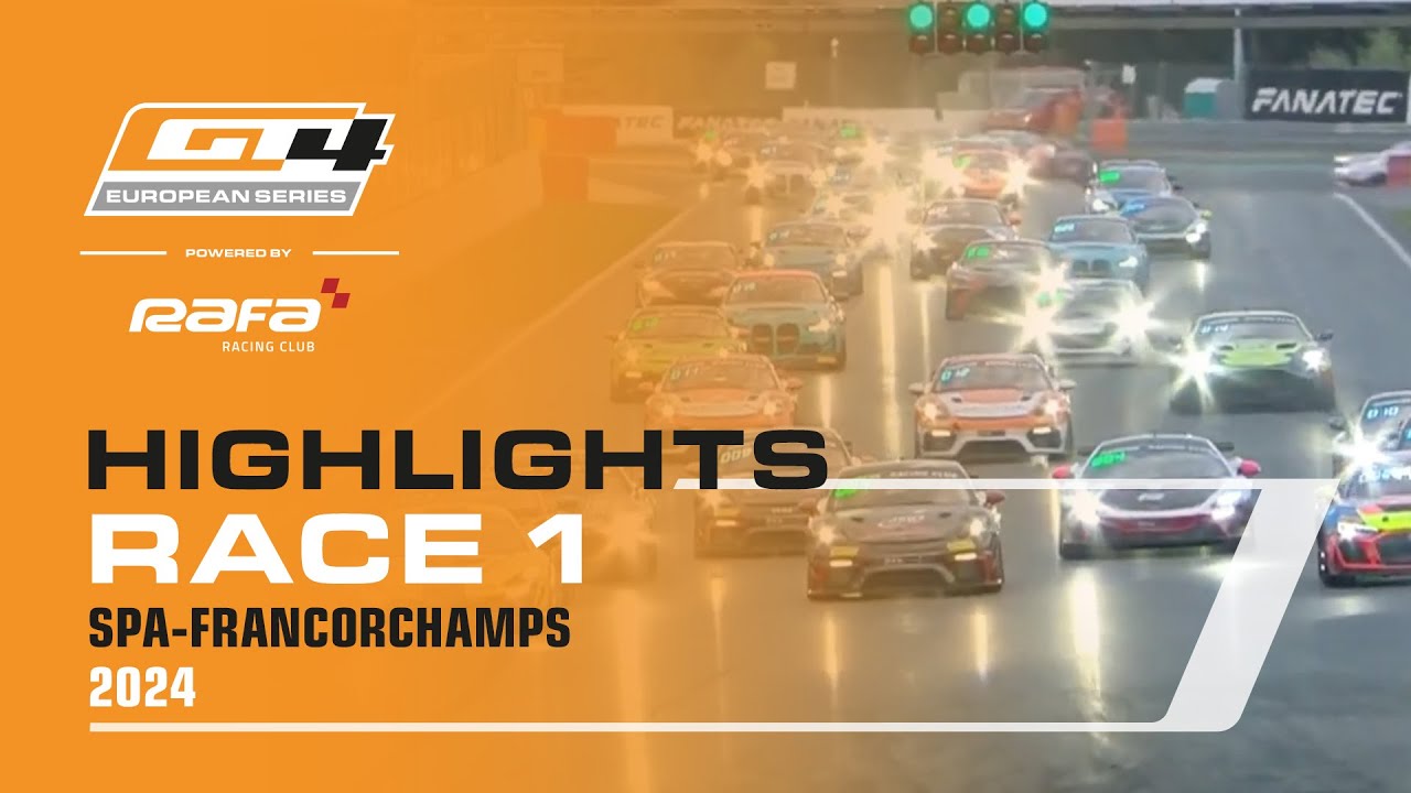 Highlights | Race 1 | Spa | 2024 GT4 European Series Powered by RAFA ...
