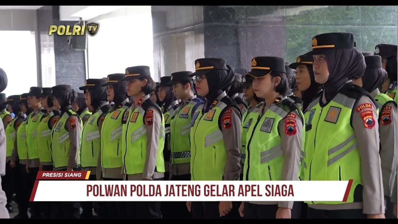 POLWAN JATENG LAKSANAKAN APEL SIAGA - YouTube