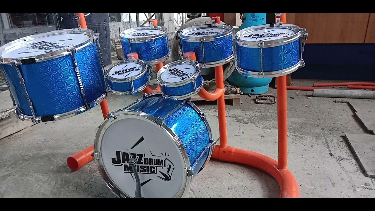 DIY mini Drum set stands | ORPHA LADRA - YouTube