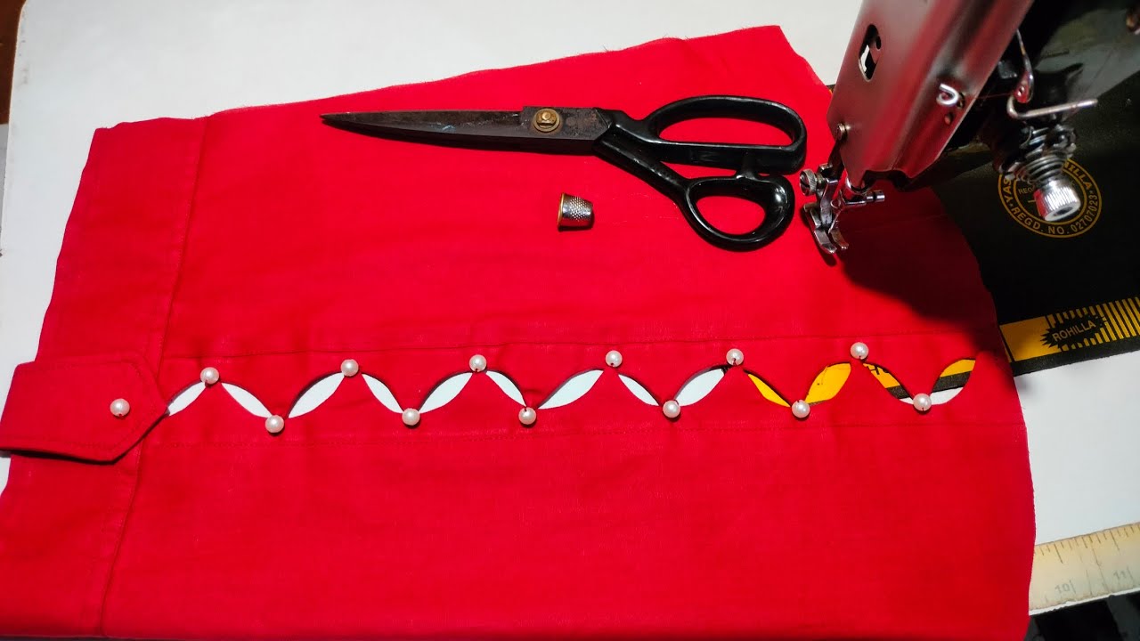 Very Easy and Beautiful Sleeves Design Cutting and Stitching - YouTube