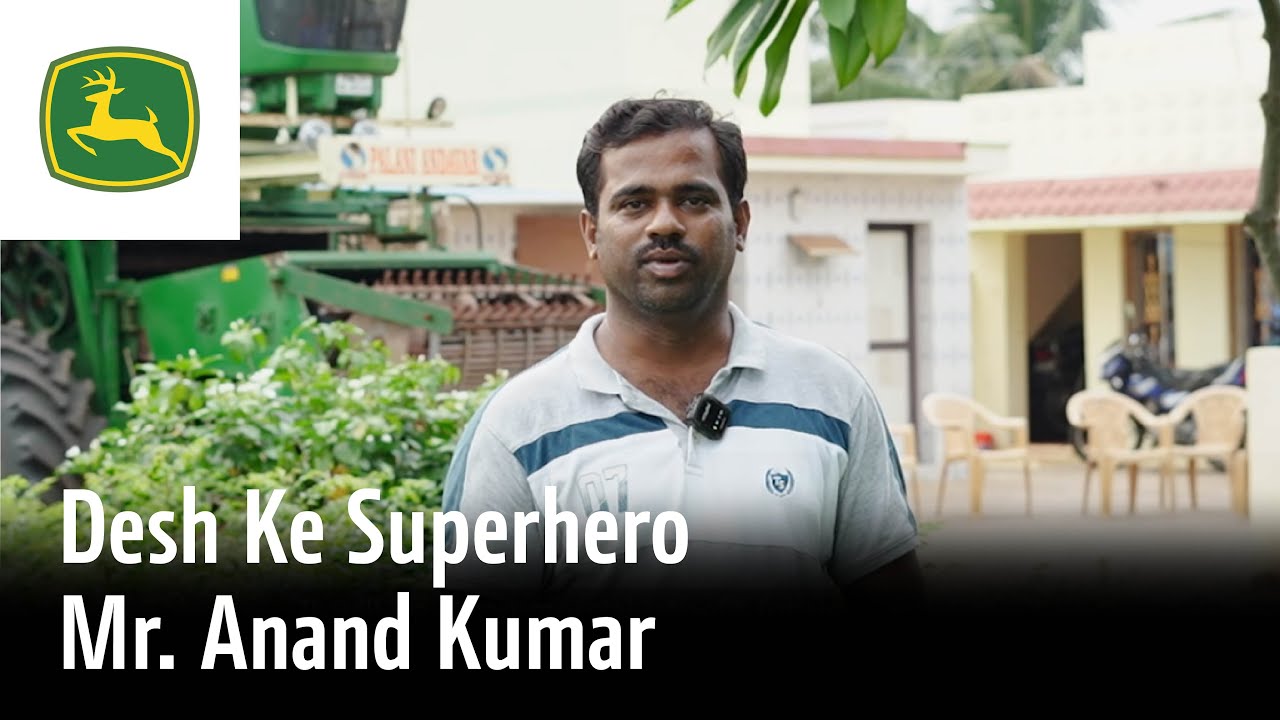 Desh Ke Superhero | Mr. Anand Kumar | John Deere 5075E Trem IV - YouTube