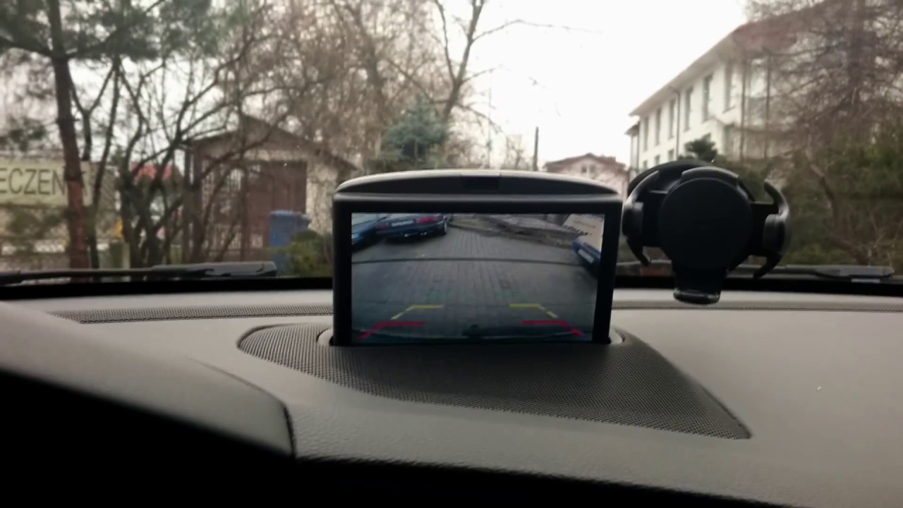 Reverse (rear view) camera Volvo V70II in RTI display (kamera cofania ...