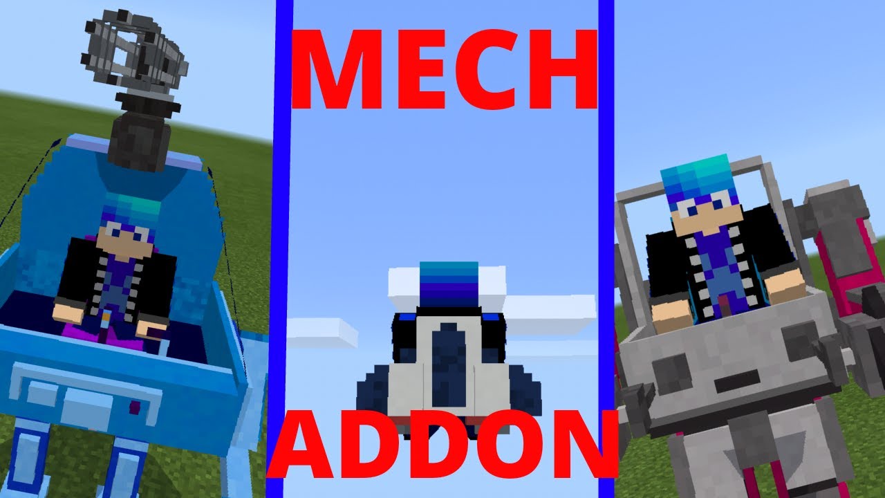 Mech addon para mcpe 1.16 com jetpack | muito top - YouTube
