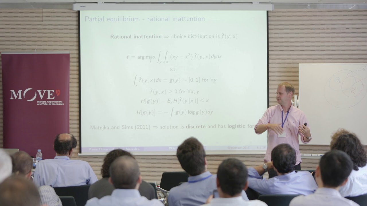 Martin Ellison (Oxford): "Rational Inattention and Multiple Equilibria ...