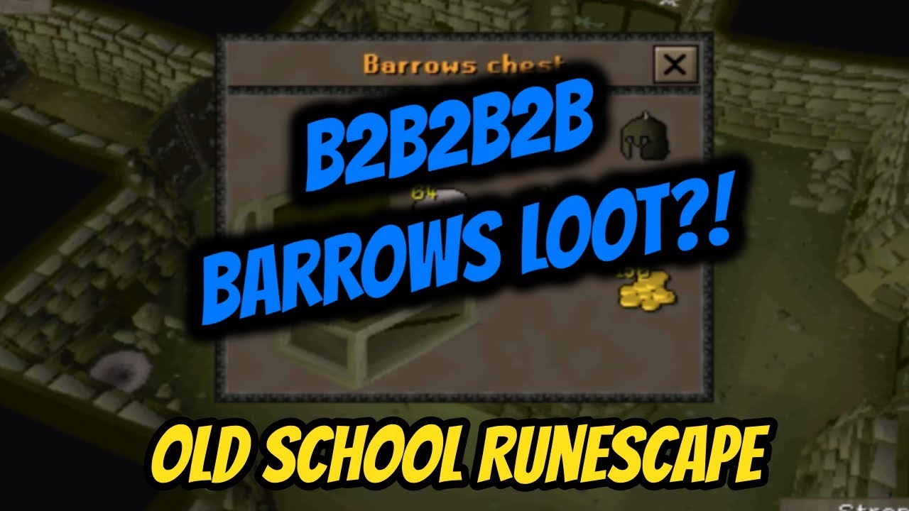 B2B2B2B Barrows Loot On My Iron Man | OSRS - YouTube