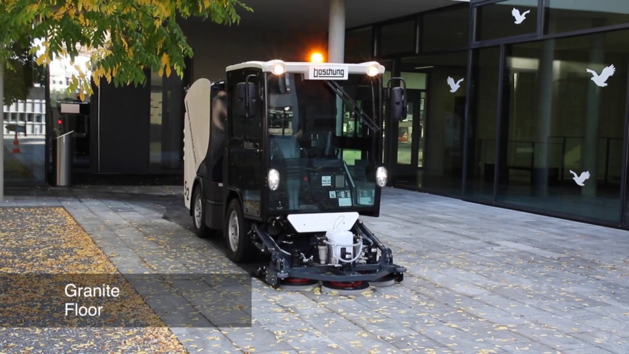 S2 Urban-Sweeper with Optional Scrubber - YouTube