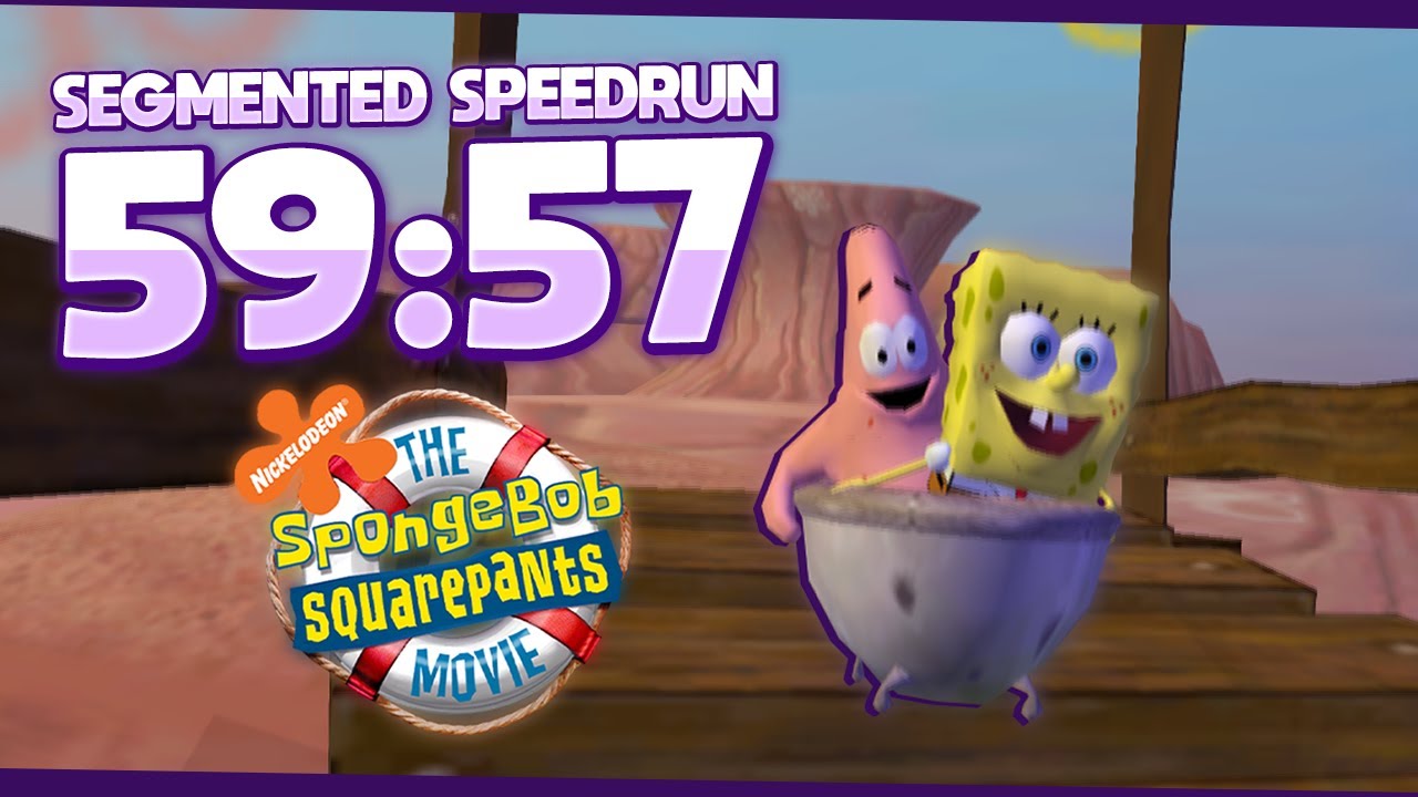 (Segmented Speedrun) No Pause Storage in 59:57 - The SpongeBob ...