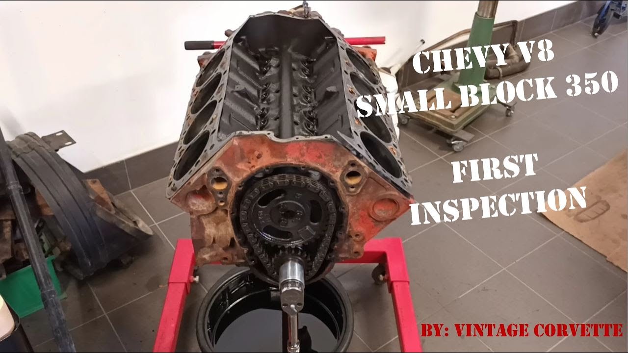 Chevy V8 Small Block 350 Motor Überholung - Engine Overhaul - YouTube