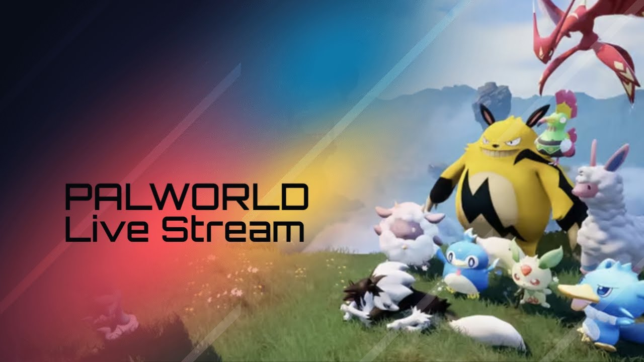PALWORLD! Live Stream! ! Come hang out and chat! - YouTube