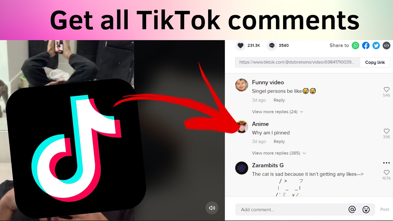 TikTok How To Export Get All Comments For Free Step By Step YouTube tiktok-how-to-export-get-all-comments-for-free-step-by-step-youtube
