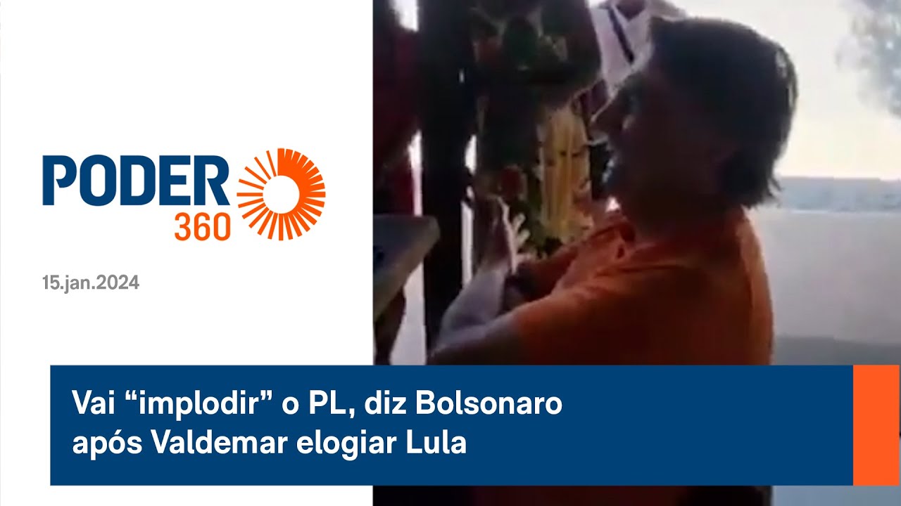 Vai “implodir” o PL, diz Bolsonaro após Valdemar elogiar Lula - YouTube