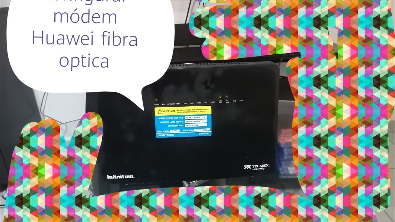 Configurar módem Huawei FO - configurar red , ver equipos conectados y ...