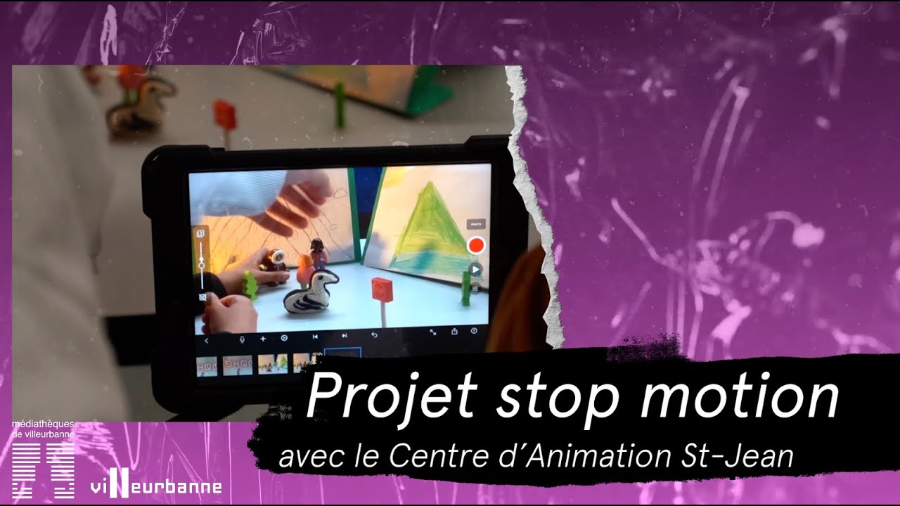Projet Stop motion avec le centre St-Jean et le bibliobus de Villeurbanne ! - YouTube