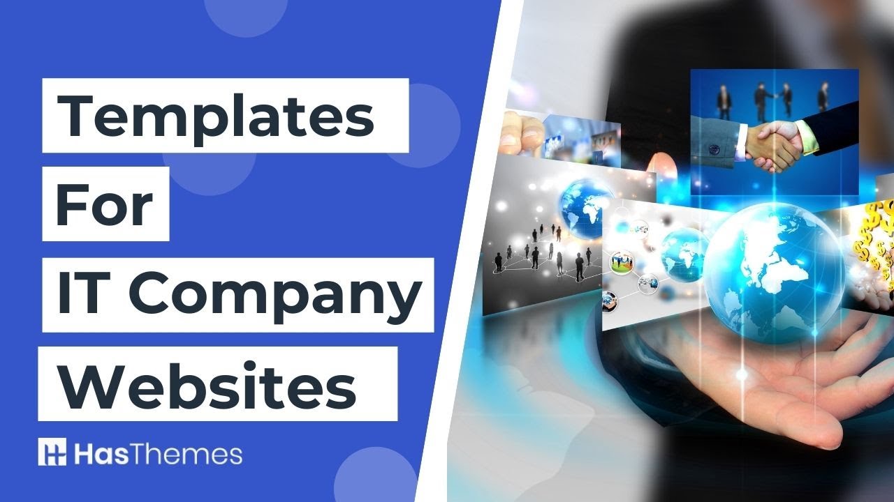 10 Best Templates for IT Company Websites | IT Company Website Template ...