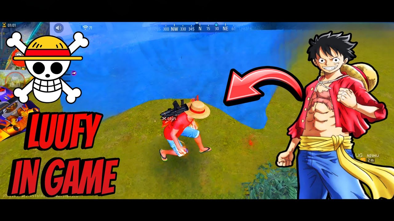 LUFFY X FREE FIRE. PLAYING SOLO VS SQUAD WITH LUUFY OUTFIT IN BR RANKED ...