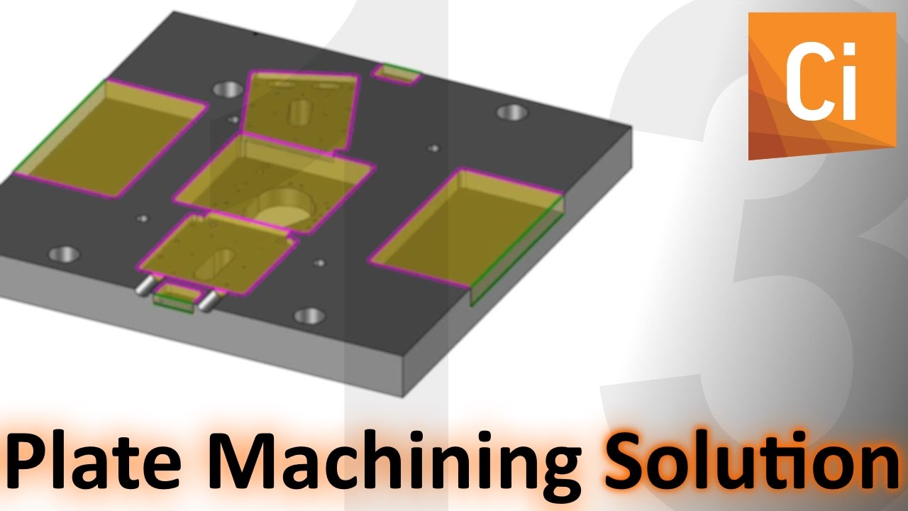 Cimatron 13 - Plate Machining Solution - YouTube