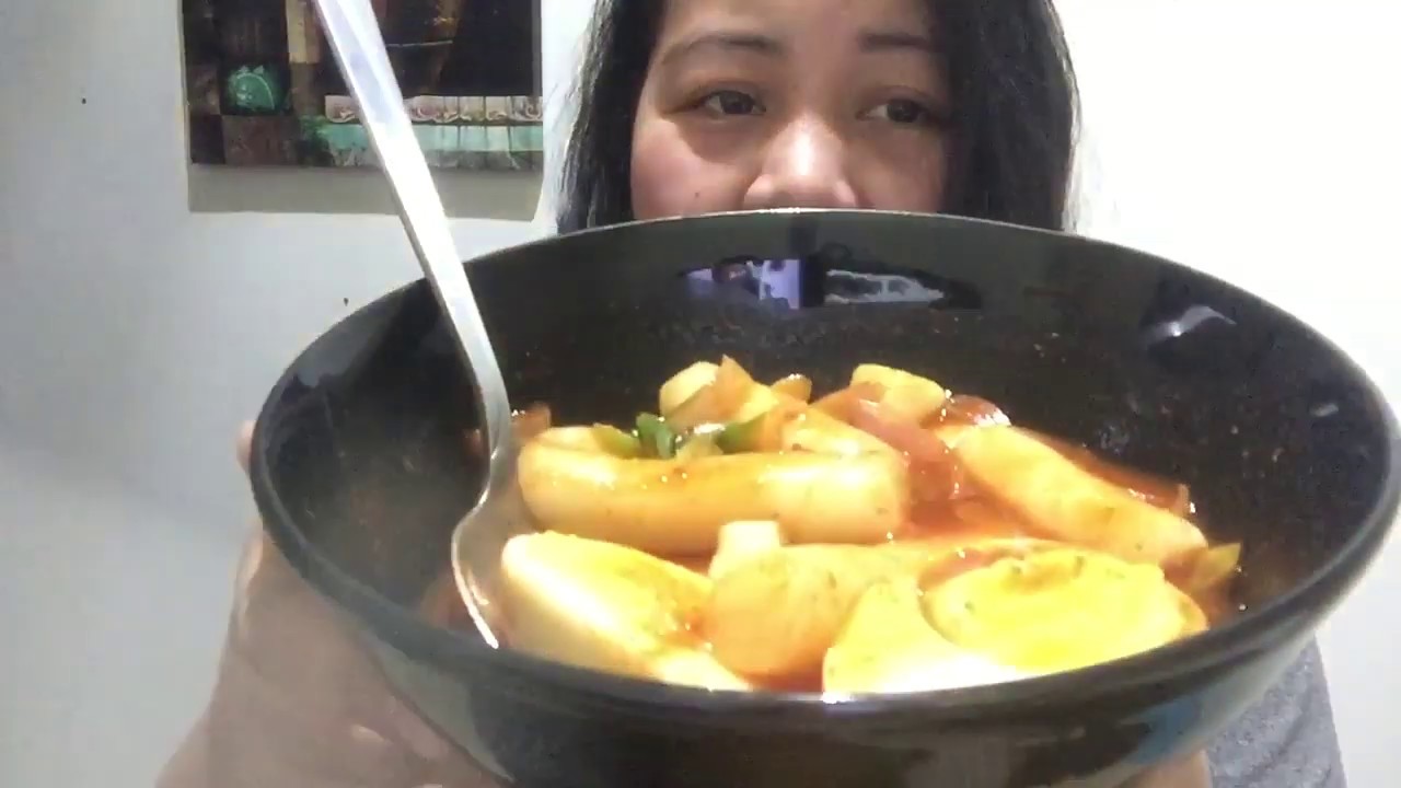 Mukbang Ttbeokbokki Korean food - YouTube
