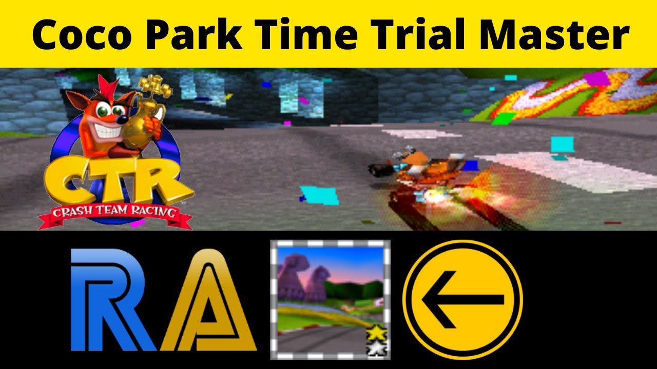 CTR - Crash Team Racing (PS1) (Retro Achievements) - Coco Park Time ...