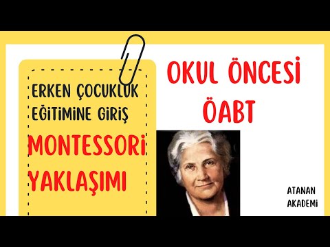 12) MONTESSORİ YAKLAŞIMI
