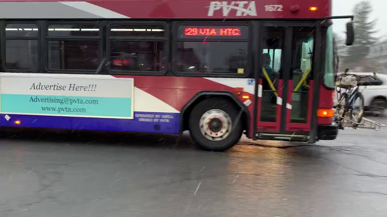 PVTA #1672 on Route R-29 - YouTube