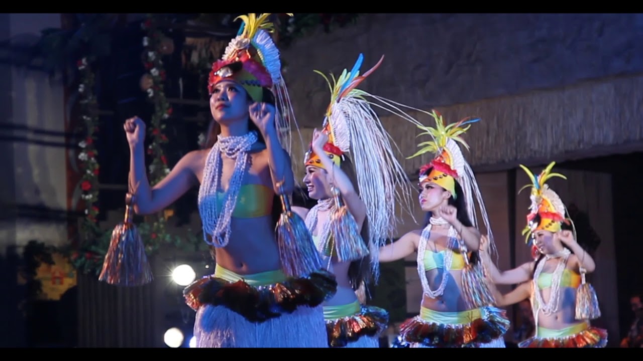 Polynesian Grand Stage Show (Tahitian Dance) at Spa Resort Hawaiians ...