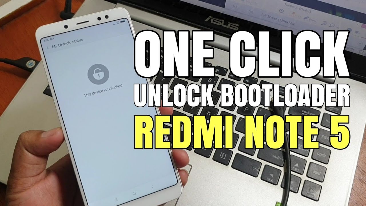 Tutorial Cara UBL Redmi Note 5 Pro Tanpa Menunggu Lama "One Click ...