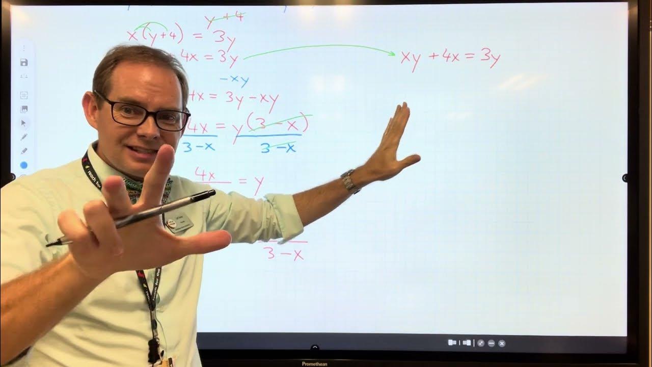 Finding Inverses of Rational Functions - YouTube