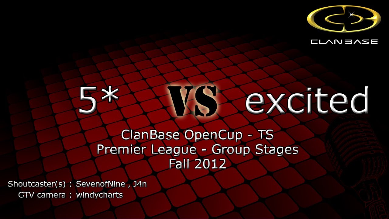 ClanBase OpenCup TS - Fall 2012 - 5* vs excited - YouTube