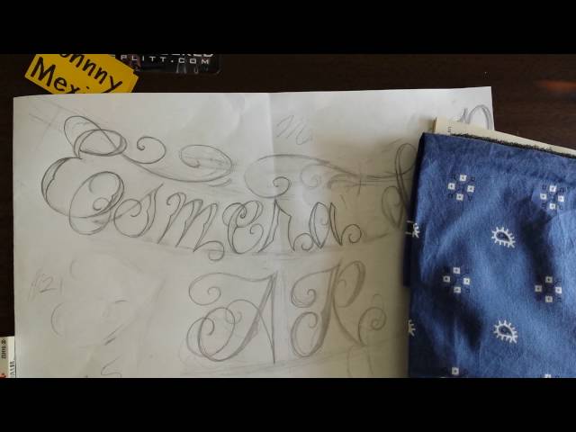 Cholo Cursive Letters