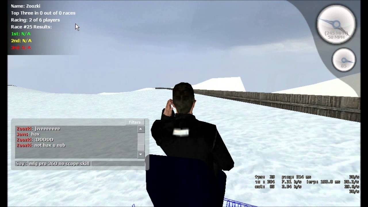 Jaws and Zoozki : Gmod : Sled Race - YouTube
